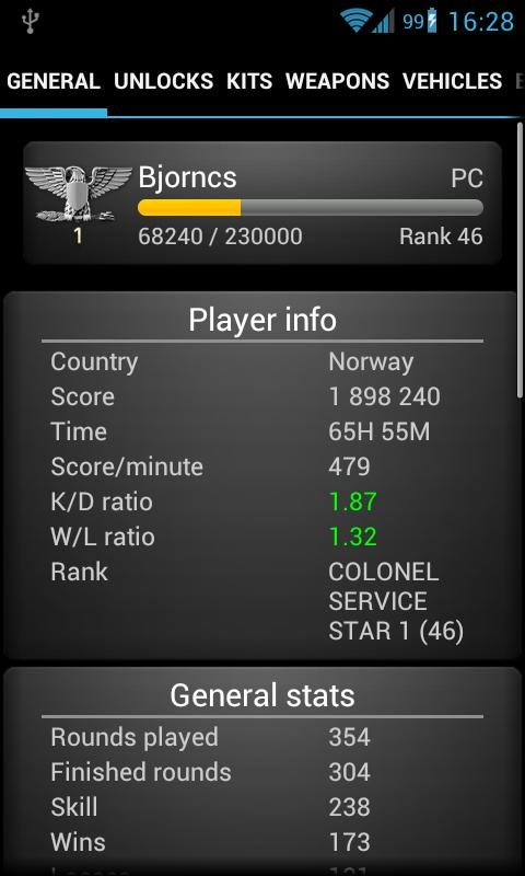 Battlefield BF3 Stats - Gratis-Download | Heise
