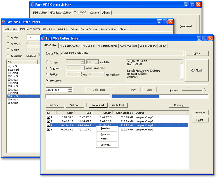 Fast MP3 Cutter Joiner - Download von heise.de