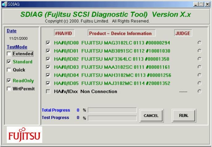 Fujitsu SCSI Diagnostics SDIAG - Gratis-Download von heise.de