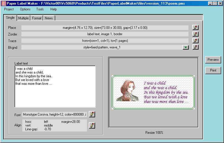 Paper Label Maker - Gratis-Download von heise.de