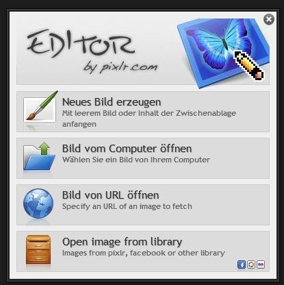 Pixlr gratis nutzen von heise.de