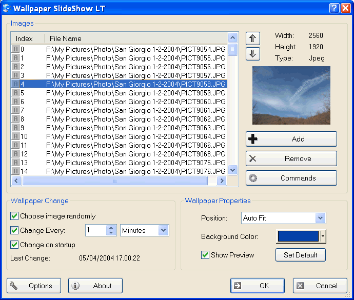 Wallpaper Slideshow LT - Gratis-Download von heise.de